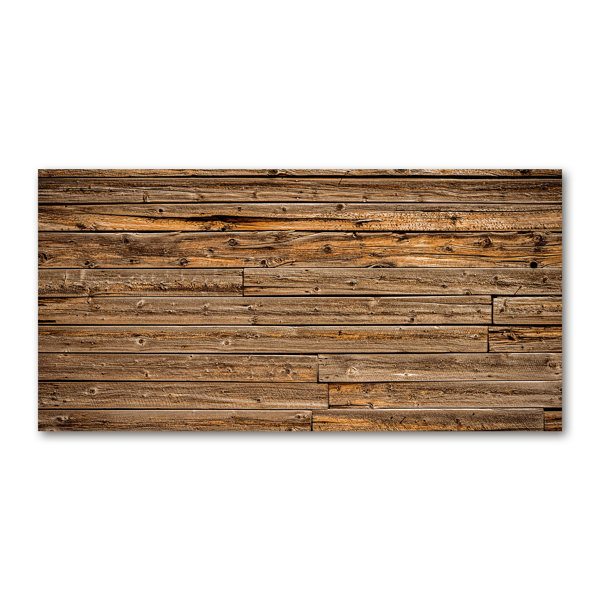 Union Rustic Holzwand - Kunstdrucke auf Leinwand - Wrapped Canvas | Wayfair.de